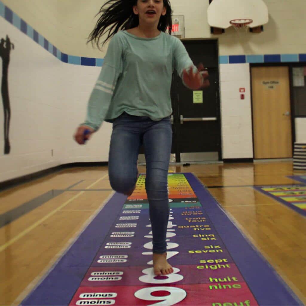 Integers Activities Games Mat | Jump2Math Sensory Paths & Physical Math