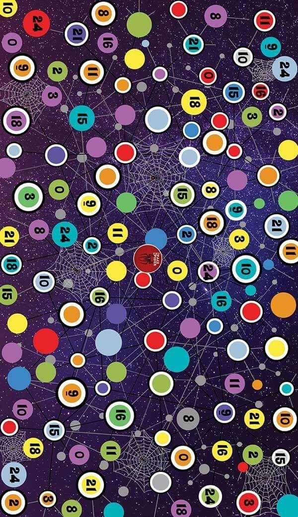 Space Spider Math Twister | Jump2Math Sensory Paths & Physical Math