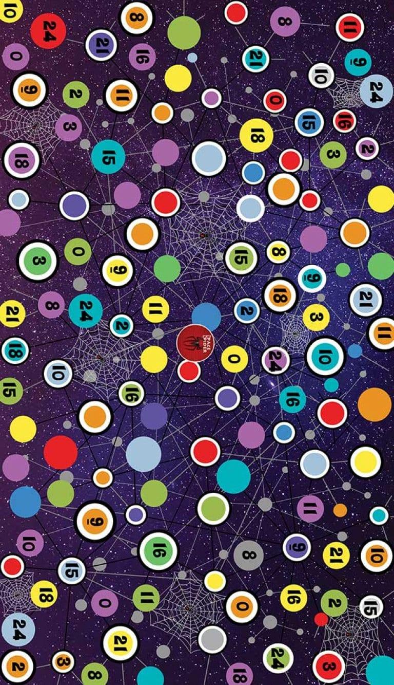 Space Spider Math Twister | Jump2Math Sensory Paths & Physical Math