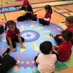 Hop Around the Clock - Telling Time Games | Jump2Math Sensory Paths ...