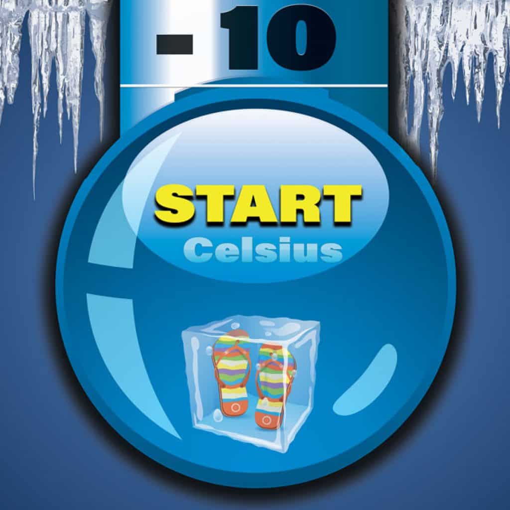 Temperature TREK Integer games | Jump2Math Sensory Paths & Physical Math