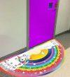 Floor Protractor Door Mat | Jump2Math Sensory Paths & Physical Math