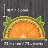 Floor Protractor Door Mat | Jump2Math Sensory Paths & Physical Math