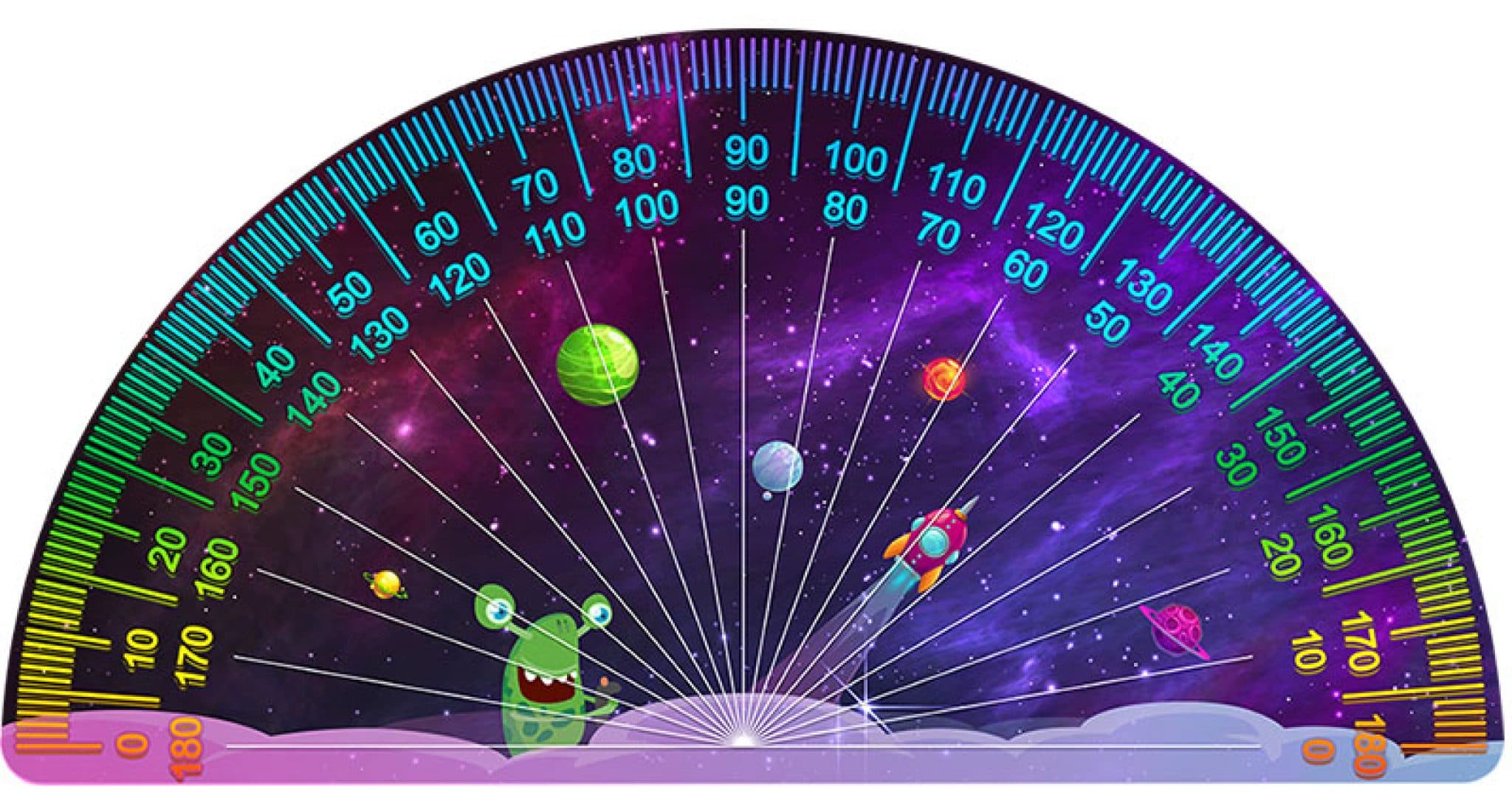 Floor Protractor Door Mat | Jump2Math Sensory Paths & Physical Math