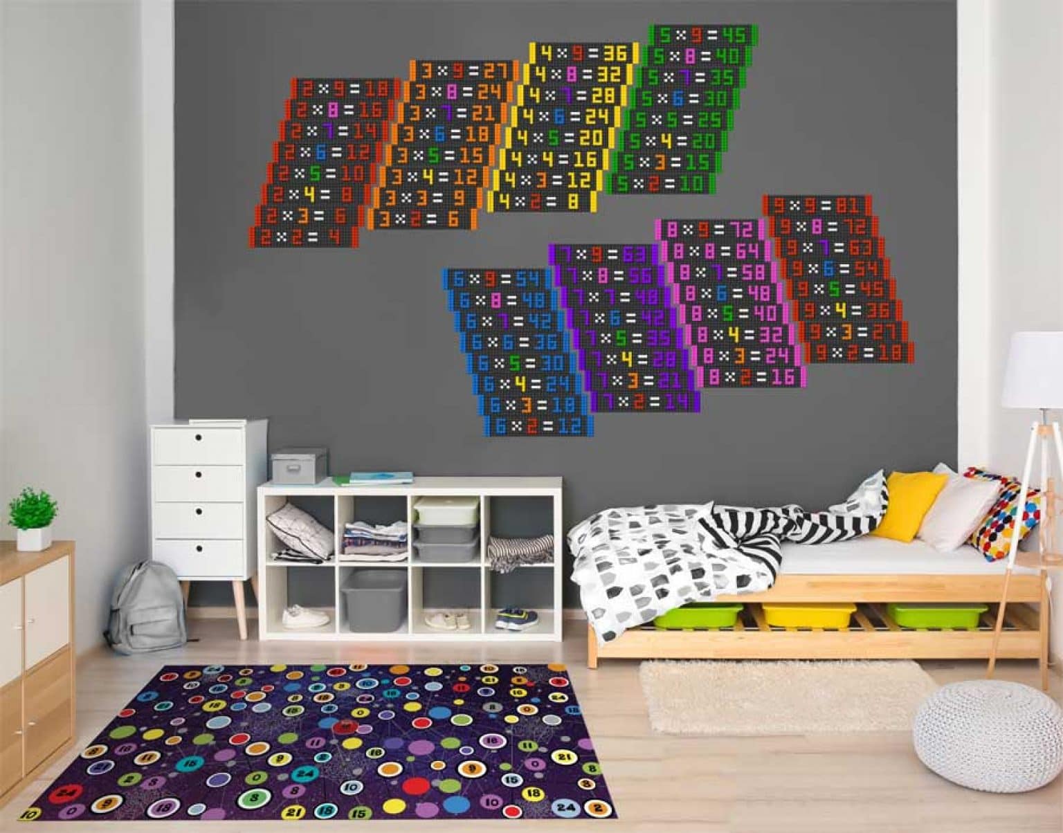 Multiplication Building Blocks | Jump2Math Sensory Paths & Physical Math