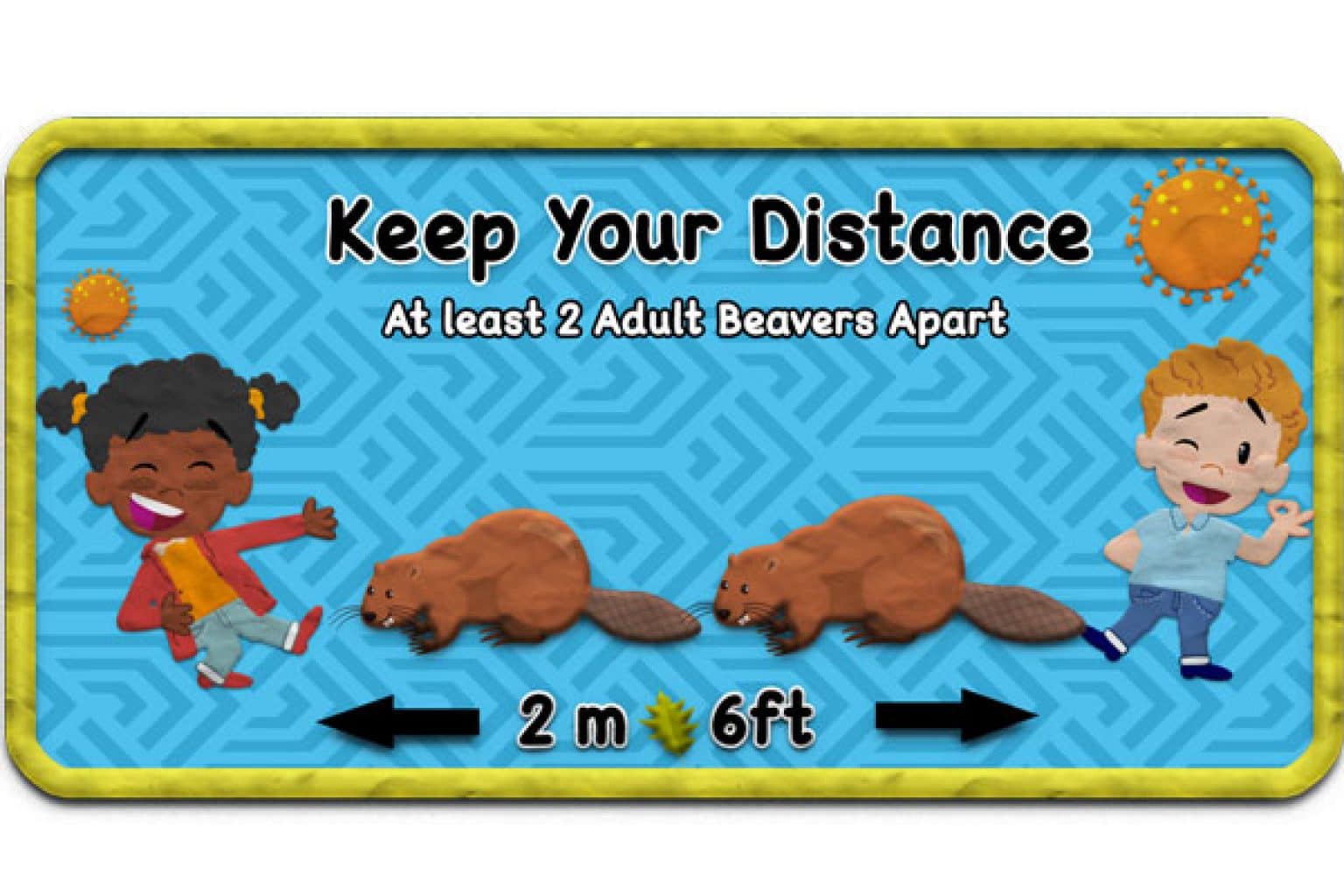 Social Distancing Stickers for Schools | Jump2Math Sensory Paths ...