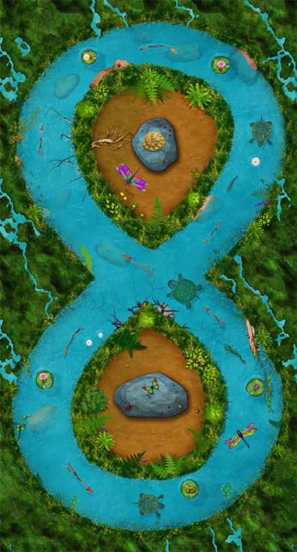 Infinity Walk Roll-Out Mat | Jump2Math Sensory Paths & Physical Math