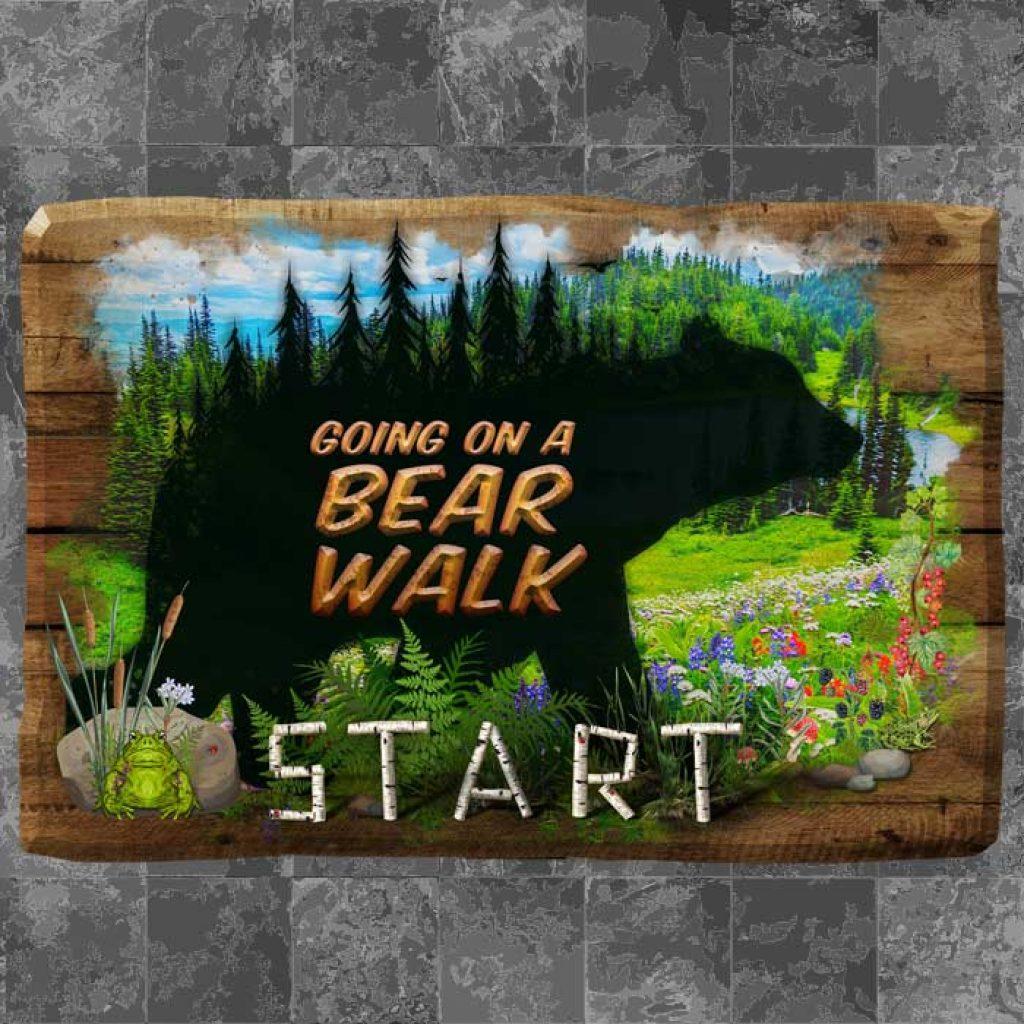 Sensory Path - Going On a Bear Walk | Jump2Math Sensory Paths ...
